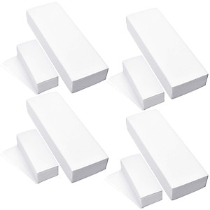 800 Pieces Wax Strips Non-woven Waxing Strips Hair Removal Waxing Strips Body and Facial Wax Strips Cold Wax Strips Wax Ready-Strips for Facial Arms Legs Armpit Hair Eyebrow and Bikini, 2 Sizes