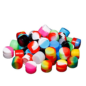 Generic 2ML 150pcs Silicone Containers Non-Stick Containers Multi Use Storage Jars Assorted Colors