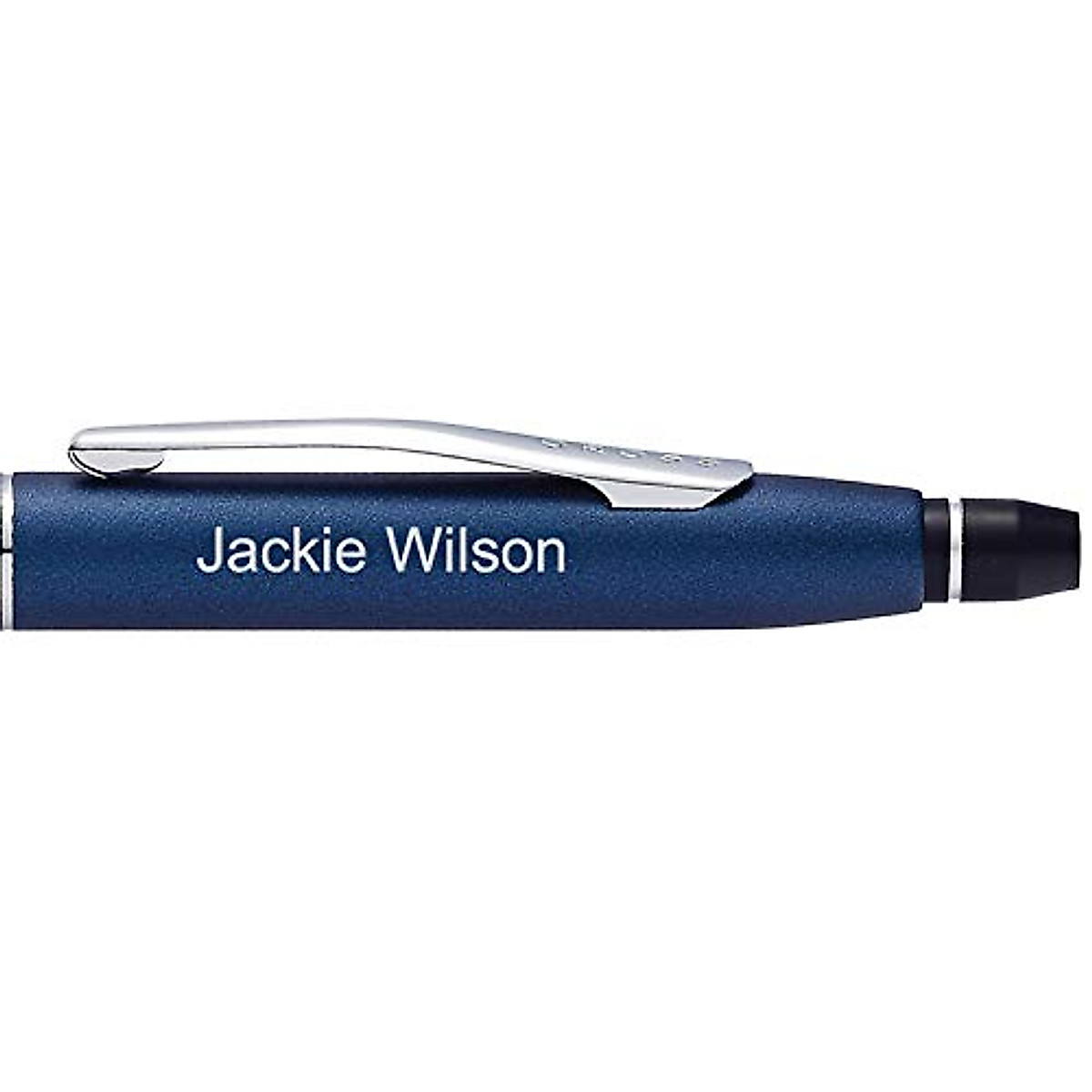 Dayspring Pens Cross Pen | Personalized Cross Click Ballpoint Pen - Midnight Blue. Custom Name Engraved. AT0622-121. Comes in Cross Gift Case. | Engraving