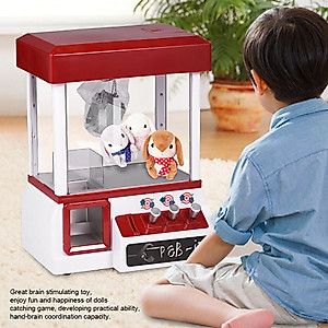 Fdit Claw Toy Grabber Machine Mini Electronic Musical Plush Toys Catcher Game Fun Toy for Children Kids