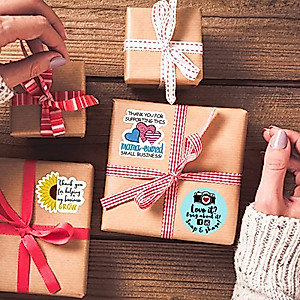 Thank You for Supporting This Mama Owned Stickers,Cute Small Business Envelopes Stickers for Business Packages/Handmade Goods/Bags,Mama Theme Small Shop Business Stickers for Envelopes Seals