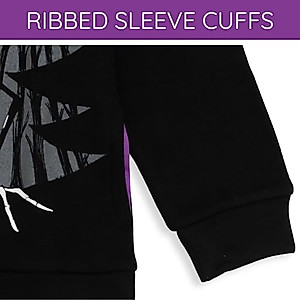 Disney Nightmare Before Christmas Jack Skellington Big Boys Fleece Pullover Hoodie Black 10-12