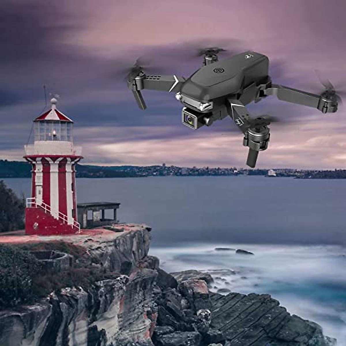 Dual 1080P HD Camera Drone - Exciting RC Toy Gift for Kids, Boys & Girls - Altitude Hold, Headless Mode, One-Key Start & Ad-justable Speeds for Thrilling Aerial Adventures