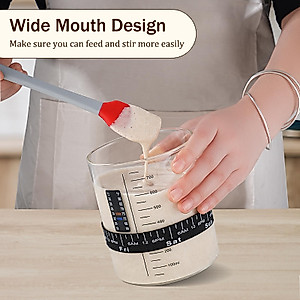 INOBYO Sourdough Starter Glass Jar Kit, 26 OZ Large Wide Mouth Jar for Sour Dough Starter, Easy to Use Sourdough Bread Baking Supplies for Beginners and Pro, 1 Pack