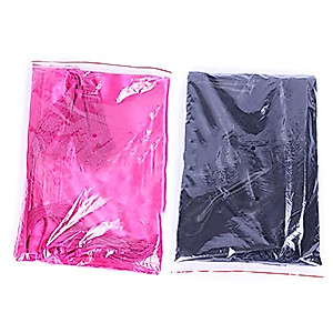 Satin Bags for Packaging Hair Extensions, Bundles, Wigs Soft Silk Pouches With Drawstring for Hair Tools Storage Bags with Tassel Gift and Travel Bag Supernova Hair (Blank Bag-Black, 3 pieces)