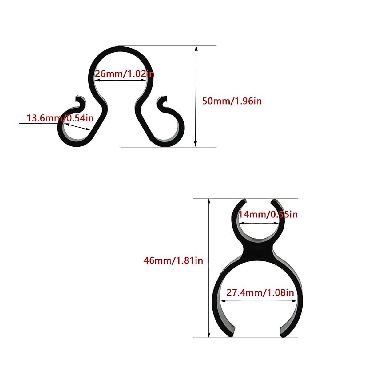 UtySty 16 Pack Champagne Bottle Sparklers Clip Bottles Service Firework Candle Sparkler Safety Clips Holder for Birthday Party Wedding Ceremony Christmas Night Club Anniversaries Single + Double Hole