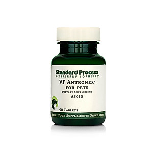 Standard Process VF Antronex for Pets - Feline & Canine Hepatic Support Formula - Healthy Liver Supplement for Cats & Dogs - Antronex Supplement to Support Healthy Immune System - 90 Tablets
