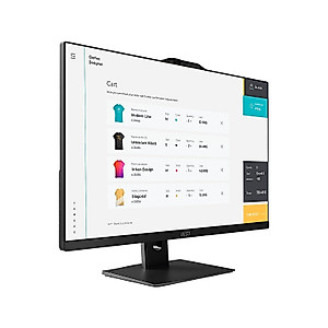 MSI Modern AM272P AIO Desktop, 27" FHD IPS-Grade LED, Intel Core i7-1260P, 16GB Memory (Dual-CHL), 512GB SSD, WiFi 6, BT 5.1, Black, Windows 11 Home (12M-027US)