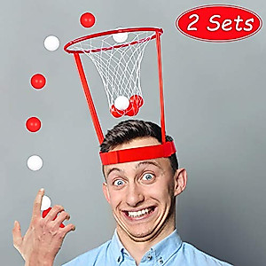90shine Christmas Gag Gifts Headband Hoop Ball Game White Elephant Exchange Party Xmas Holiday Fun Carnival Activities