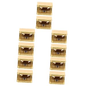 10 Pcs Glass Clip Bracket for Handrail Glass Metal Clamps Glass Bracket Shelf Clip Clamp for Glass Shelf Glass Shelf Holder Wall Mount Shelf Clamp Bracket for Staircase Glass Clamp