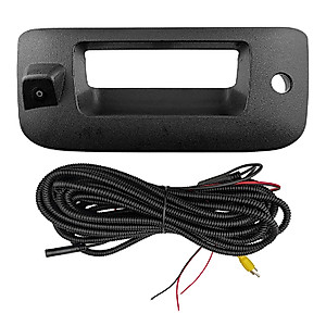 Tailgate Handle with Rearview Backup Camera for Chevy Silverado and GMC Sierra 2007-2013,Tailgate Handle Replacement Backup Camera