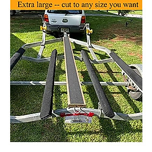 Extra Large Marine Boat Trailer Bunk Carpet (15ft X 16in) - Marine Carpet - Bunk Padding Carpet for Boat Trailers Jet Ski Ramp Garage Dock - Bunk Board Boat Trailer Carpet for Runners