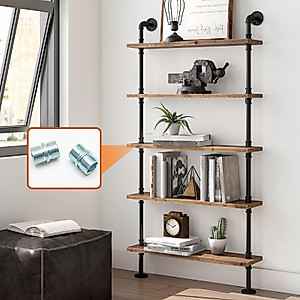 Luomorgo 8 Pcs 1"/25.4mm Wire Shelf Connectors, Metal Rack Connector Pole Connector for Storage Shelf Wire Shelving Unit Replacement Parts