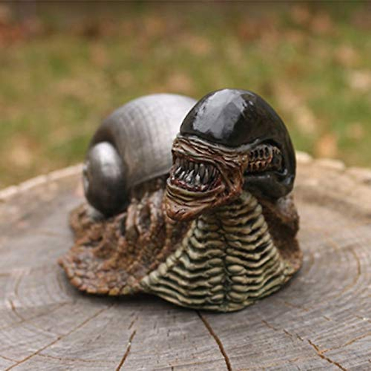 Uncosinb Alien Snail Statue Figure Statues Model Doll Collection Birthday Gifts Long Garden Home Decoration