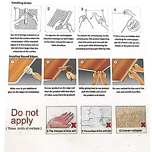 Yija Self-Adhesive Linen Cream Color Pattern Waterproof Shelf Drawer Liner Cabinet Sticker，Wallpaper 15.6Inch by 98Inch