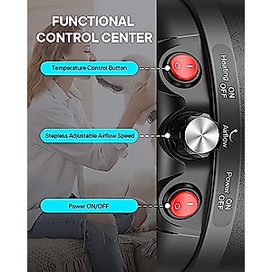 EGFKI Dog Dryer, 5.2HP/ 3800W Pet Grooming High Velocity Force Blower with 4 Nozzles, Adjustable Speed and Temperature Dog Hair Dryers for Grooming