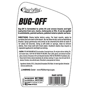 STAR BRITE Bug Off Automotive Dead Insect Residue Cleaner - 22 OZ (092722),orange