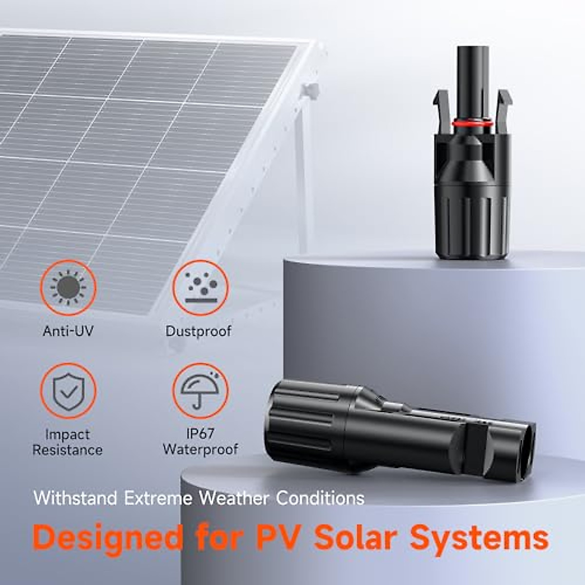 RICH SOLAR 10 Pairs Solar Connectors