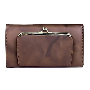 Julia Buxton Heiress Organizer® Clutch Mahogany