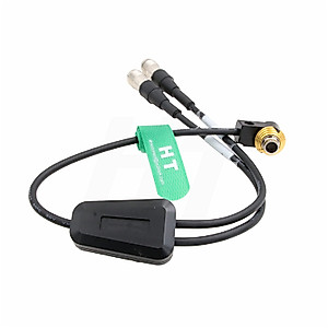HangTon Zoom Focus Y Cable for Canon Servo Lens CN-E 18-80 70-200mm to FPD-400D ZSD-300D Controller Hirose 20 Pin Female Male 50cm