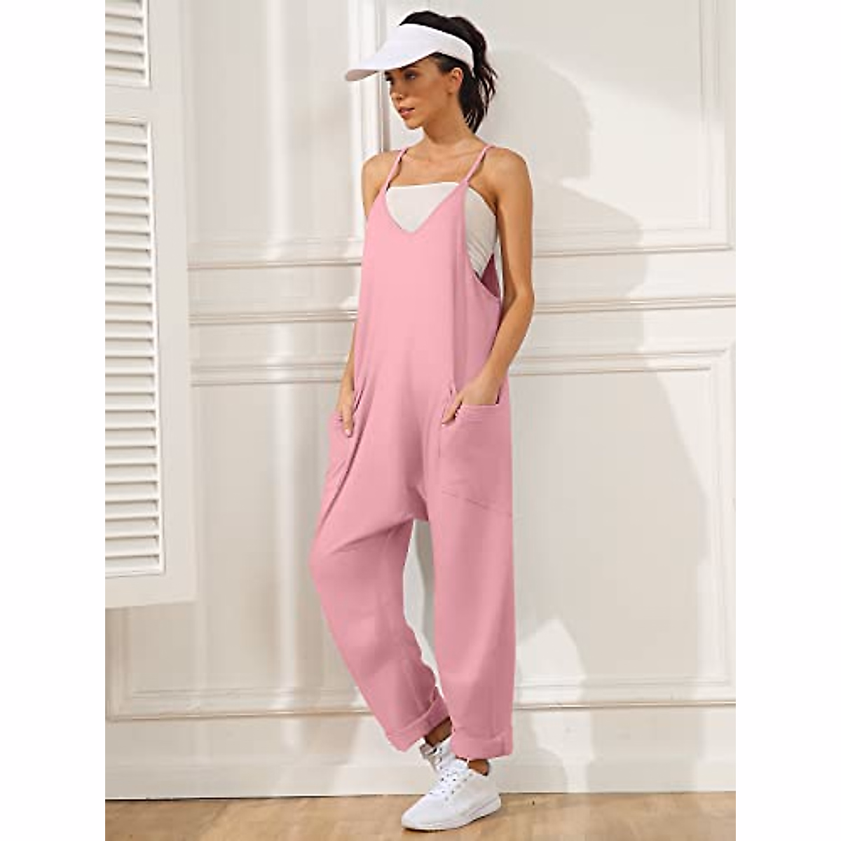 AUTOMET Preppy Clothes Jumpsuits Rompers for Women Teen Girls Casual Cute Summer Outfits 2023 Fashion Soft Onesie Overalls Jumpers