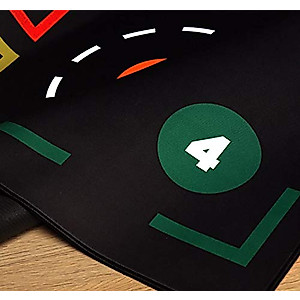 Basketball Footstep Training Mat, Non-Slip Regular Training System Blanket, Dribble Silent Sports Auxiliary Props,Training Pace Ball Control Player Equipment