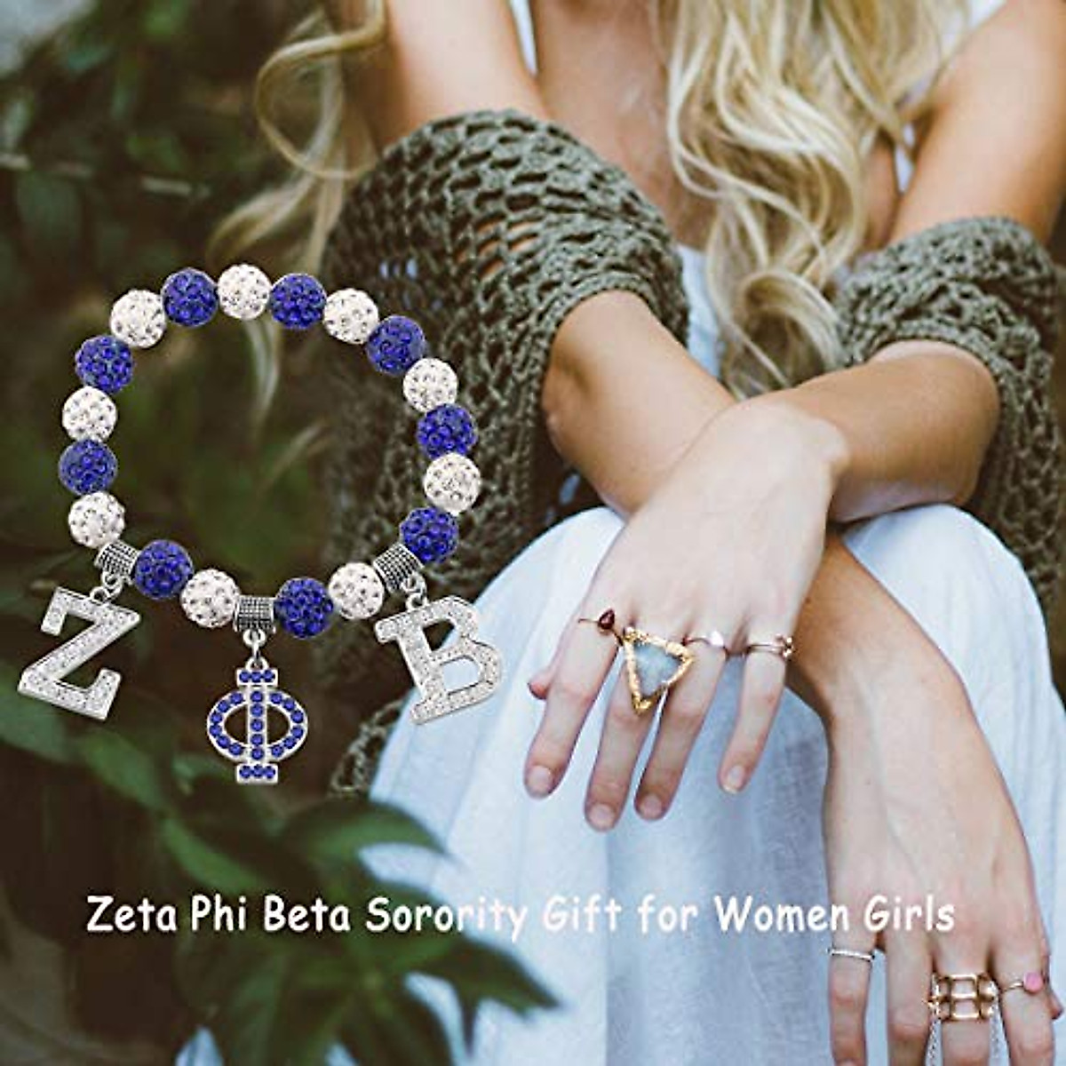 POTIY Sorority Gift Finer Women Jewelry Greek Sorority Jewelry Gift