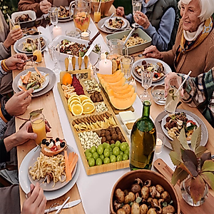 Charcuterie Board Cheese Boards Gift Set with Stainless Steel Knives, Slates and Bowls. Housewarming Gift, Wedding Gift for Couple, Bridal Shower Aperitif Board