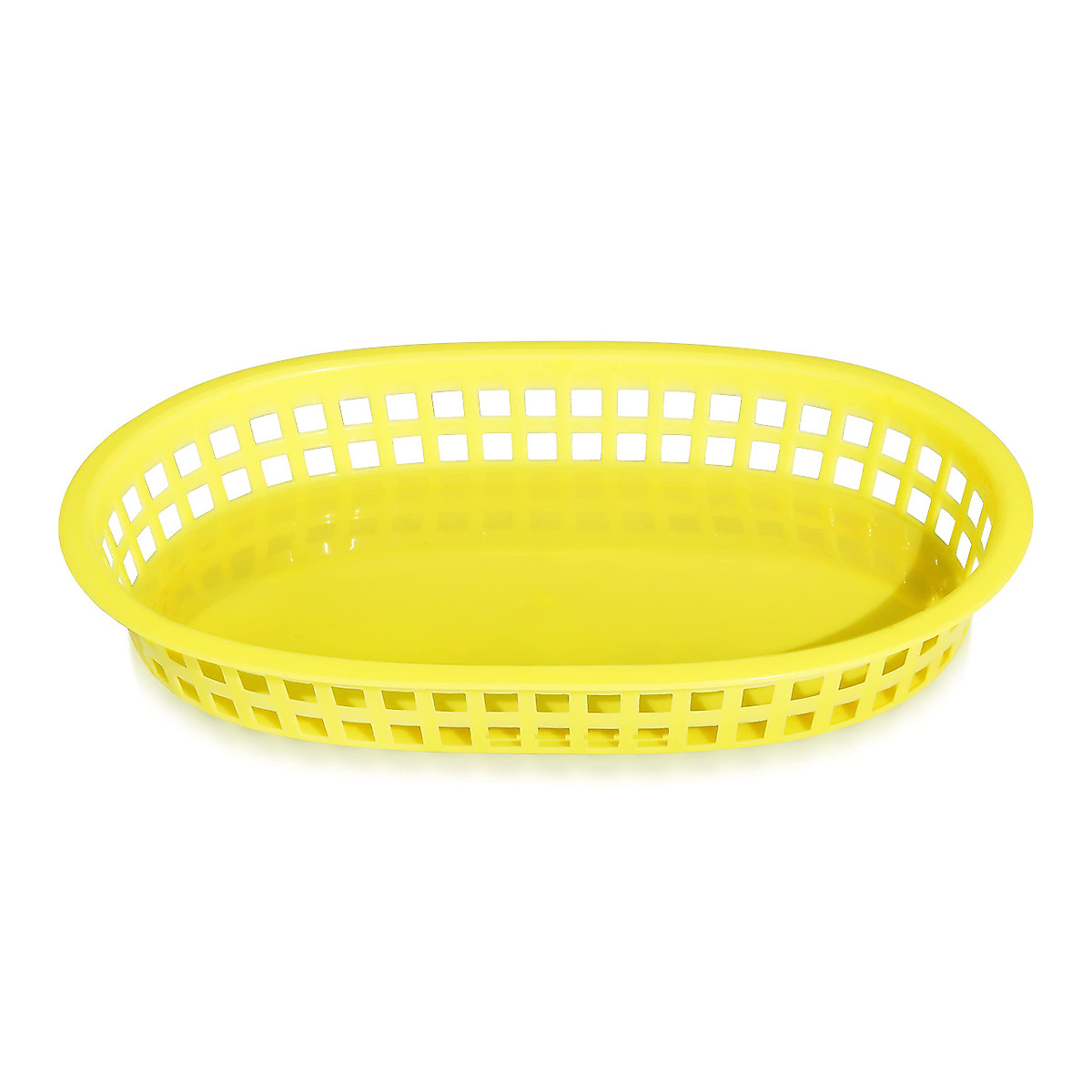New Star Foodservice 44089 Fast Food Baskets, 10.5 x 7 Inch, Set of 12, Yellow