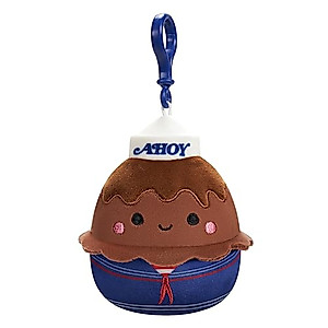 Squishmallows Original “Stranger Things” 3.5-Inch Chocolate Pudding + USS Butterscotch 2-Pack - Official Jazwares Plush (Clips)