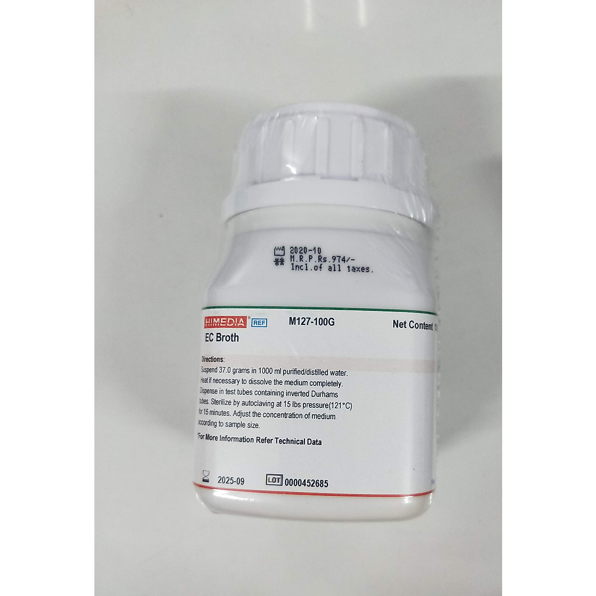 HiMedia M127-100G EC Broth, 100 g