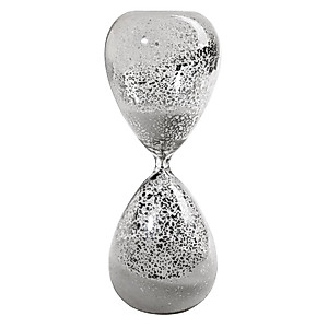 A&B Home 1 Hr. Mercury Hour Glass Sand Timer 10" White