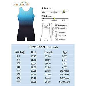 WanLiangJin Toddler Girls Gymnastics Leotards Size 8-9 9-10 8-10 Years Kids Blueblack Biketards Sparkly Rhinestone Diamante Athletic Tumbing Class Ropa de Gimnasia para niñas Sport Activewear