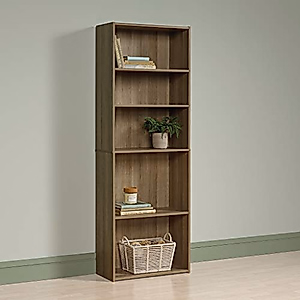 Sauder Beginnings 5-Shelf Bookcase, Summer Oak finish