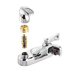 Moen Commercial Metering Replacement Lavatory Brass Cartridge for Bathroom Sink Faucet, 52100