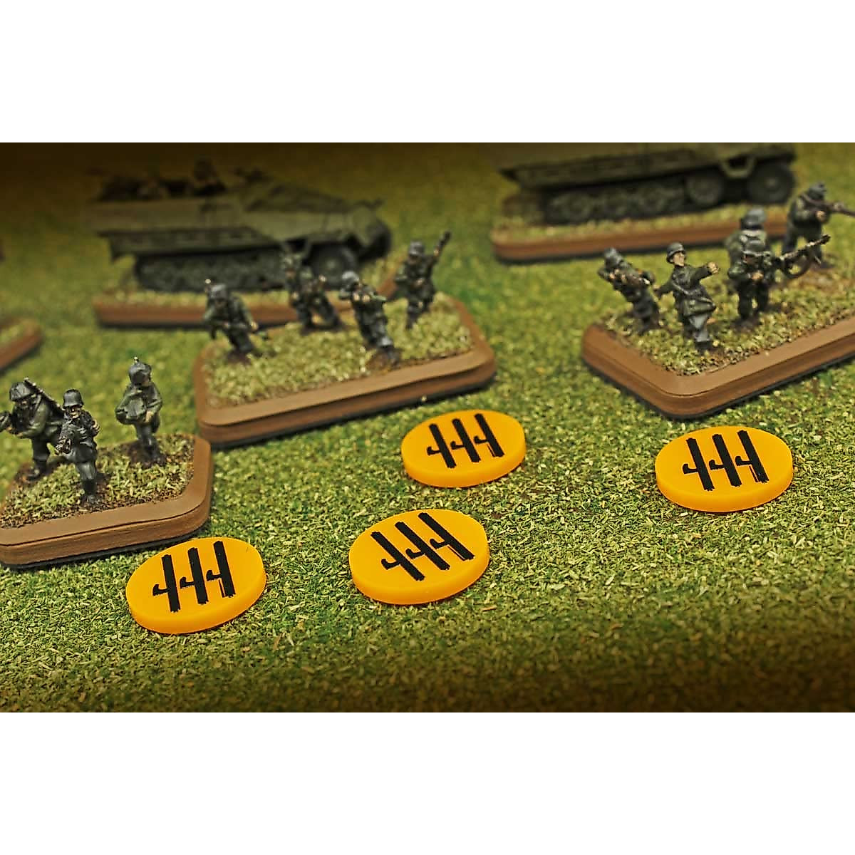 LITKO World War Two Miniature Wargames National Faction Token Game Pieces Compatible with Bolt Action (10) (Italy Regia Aeronautica)