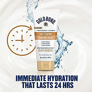 Gold Bond Ultimate Softening Skin Therapy Lotion, 5.5 oz. (Pack of 4), With Shea Butter for Rough & Dry Skin