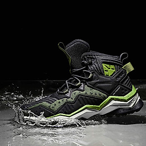 RAX Men's Jungle Wolf Waterproof Hiking Boot Camping Backpacking Shoe