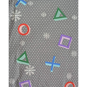 Numskull Unisex Official PlayStation Symbols Grey Knitted Christmas Jumper for Men or Women - Ugly Novelty Sweater Gift