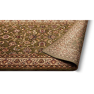 Well Woven Barclay Sarouk Green Traditional Area Rug 2'3" X 3'11"