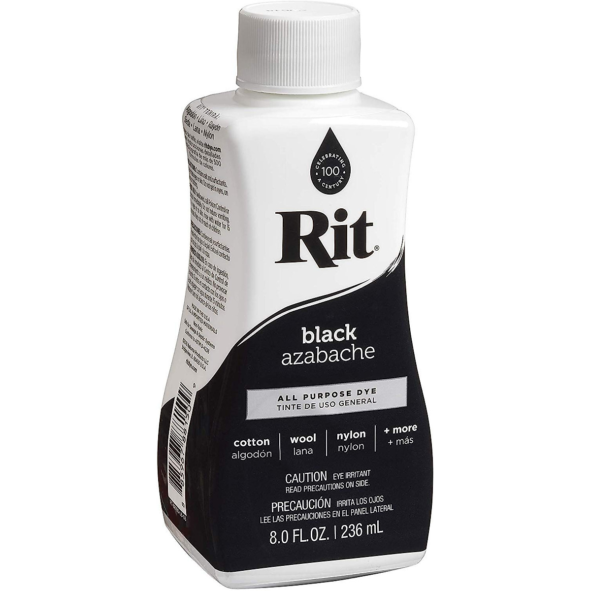 Rit All-Purpose Liquid Dye, 8 Ounce, Black - 2 Pack