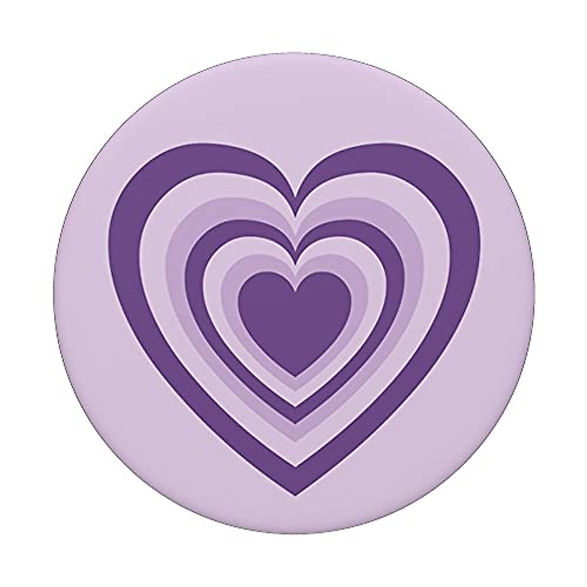 Lavender Purple Love Heart Coffee Latte Pattern PopSockets Swappable PopGrip