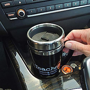 Teacher’s Travel Mug - Insulated Coffee Thermos with Lid, Inspirational Teacher Appreciation Gifts, Gift For Professors, Educators, and Teachers Assistants, 7 Inches Tall, 16 Ounces