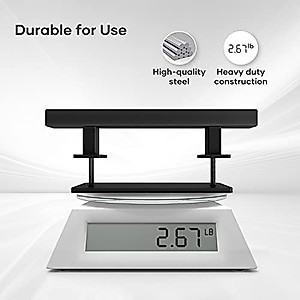 EaseLife 2 Pack 12" Sliding Barn Door Handles and Pulls Hardware,Rustic Double Sided,Heavy Duty,Matte Black Powder Coated,Easy Install,Square