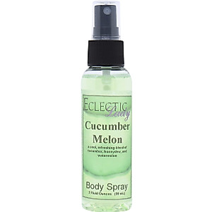 Cucumber Melon Body Spray, 2 ounces, Body Mist for Women with Clean, Light & Gentle Fragrance, Long Lasting Perfume with Comforting Scent for Men & Women, Cologne with Soft, Subtle Aroma For Daily Use