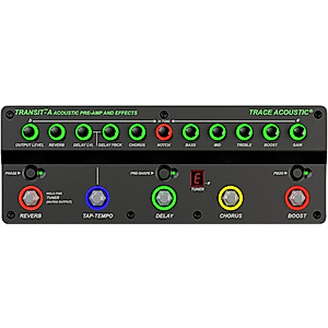 Trace Elliot 03616150 Transit A Acoustic Guitar Preamp Pedal w/Bag, Cloth, and