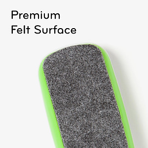 U Brands Magnetic Dry Erase Board Eraser, Felt Bottom Surface, 4.5 x 2.25 x 1 Inches - 581U04-16