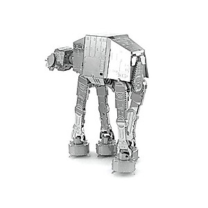 Metal Earth Fascinations Star Wars Imperial at-at 3D Metal Model Kit Bundle with Tweezers
