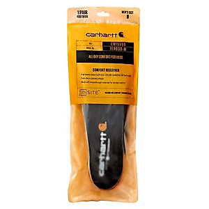 Carhartt Men's Insite Footbed CMI9000 Insole, Black, 10 M US