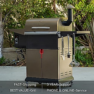 Z GRILLS Wood Pellet Grill and Smoker with PID Controller, 572 Sq. In Cooking Area, Direct Flame Searing, 600D